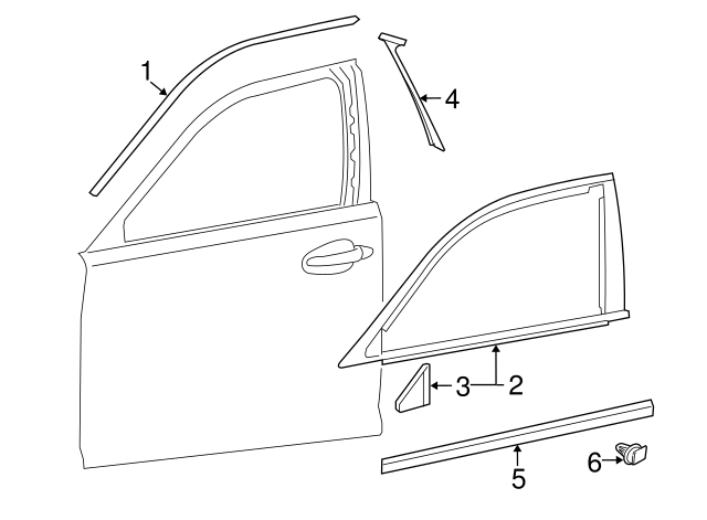 2007-2017 Lexus Window Molding 75751-50020 | Discount Parts Monster