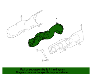 LR052349 - Exhaust Manifold 2014-2016 Land Rover LR4 | AutoNationParts.com