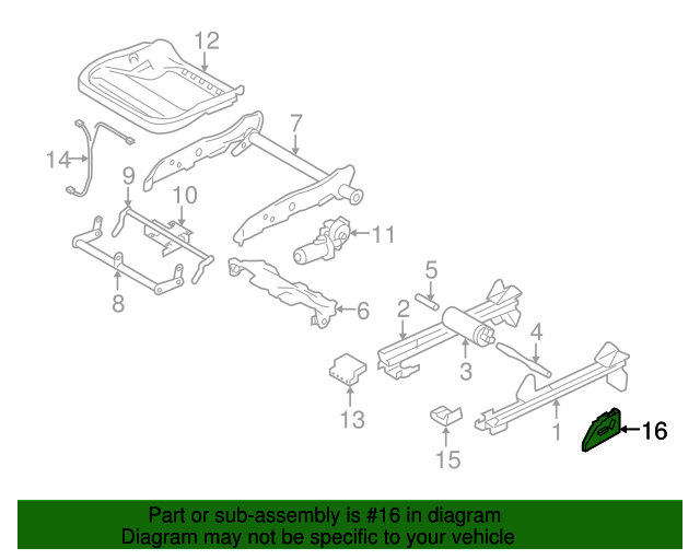 2004-2011 Volvo Seat Switch Panel - Driver's Side (LH) 30764951 ...