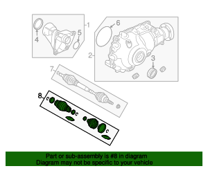 Genuine OEM Boot Kit Part# TDR000120 Fits 2003-2012 Land Rover Range ...