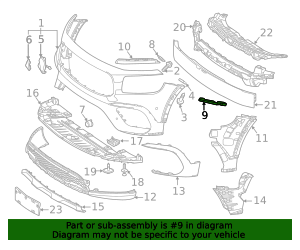 2020-2023 Mercedes-Benz Bumper Guide 247-885-74-00 | AutoNationParts.com