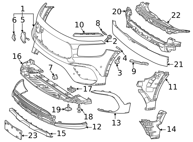 2020-2023 Mercedes-Benz Lower Rail 247-885-74-00 | MB OEM Parts
