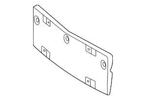 247-885-72-03 - License Bracket 2020-2023 Mercedes-Benz | Mercedes-Benz ...