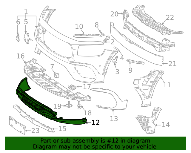247-885-60-03 - Lower Molding - 2020-2023 Mercedes-Benz | World ...