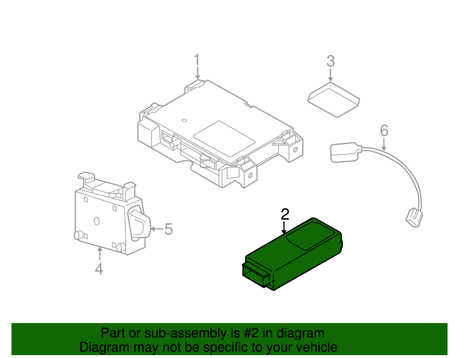 2011-2013 Volvo S60 Module 31285567 | TascaParts.com