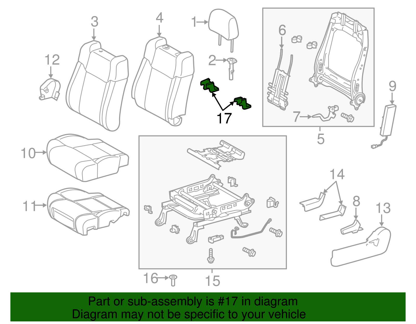 72138-0C090-C0 - Track End Cover - 2014-2020 Toyota Tundra | Nucar ...
