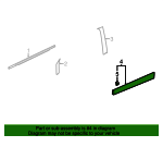 2015-2022 GM Anthracite Side Door Lower Molding 95275366 GM ...