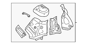2018-2021 Volkswagen Apron Assembly 3QF-805-115 | QuirkParts