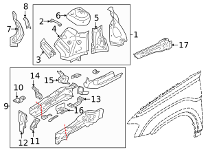 5QA-805-453 - Lower Reinforced 2018-2024 Volkswagen | AutoNation Parts