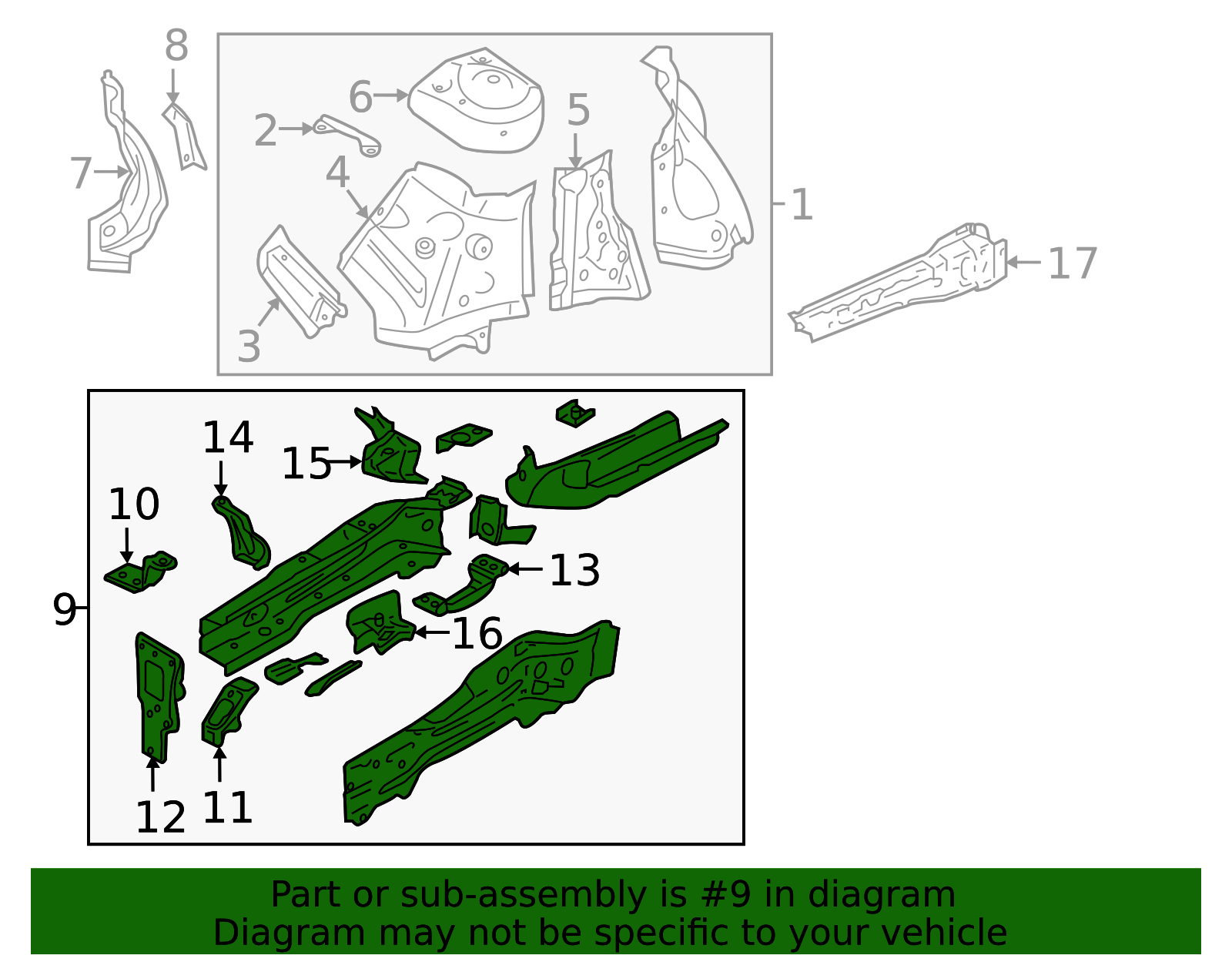2018-2025 Volkswagen Frame Side Member Assembly 3QF-802-035-A | OEM ...