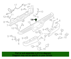 2015-2021 Ford F-150 Insert FL3Z-17B807-AB | TascaParts.com