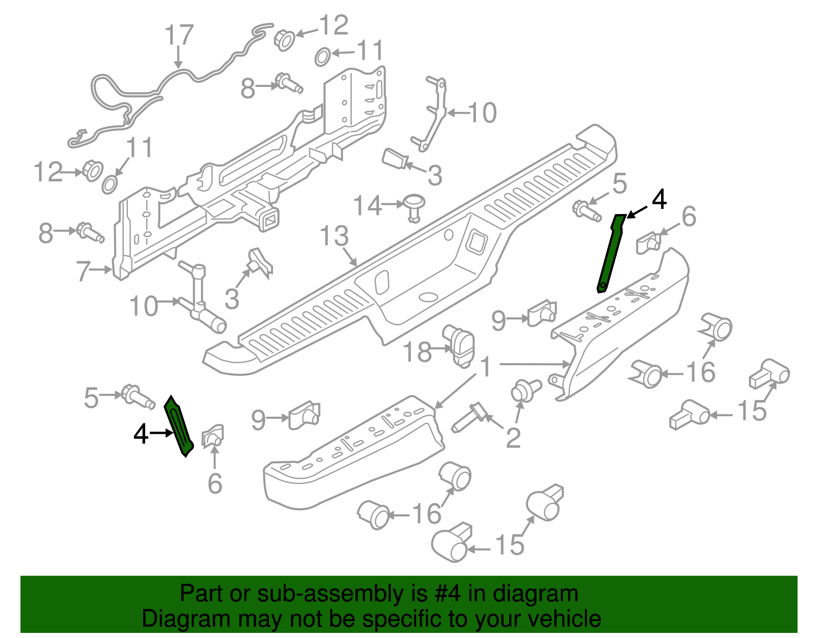 2019-2020 Ford F-150 Mount Bracket KL3Z-17788-A | Ford OEM Parts Online