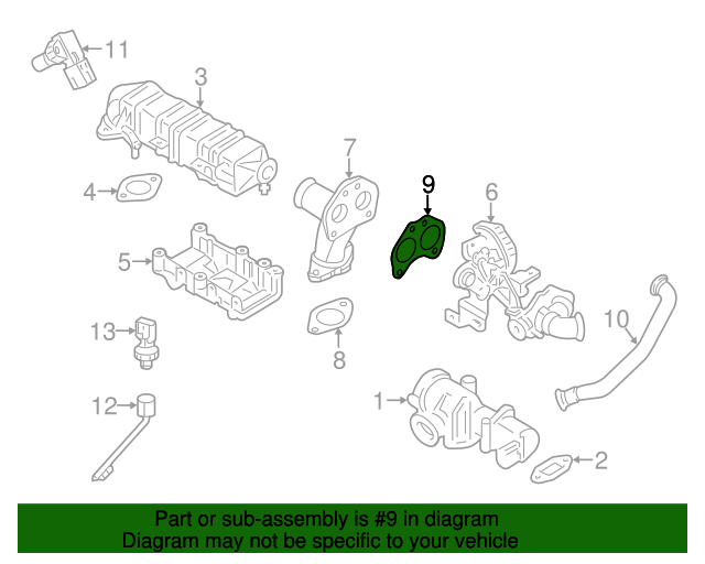 68026986AA - Connector Gasket - 2007-2018 Mopar | Mopar Parts Canada