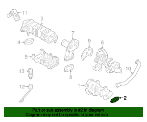 2007-2019 Mopar Egr Valve Gasket 68005184AA | TascaParts.com
