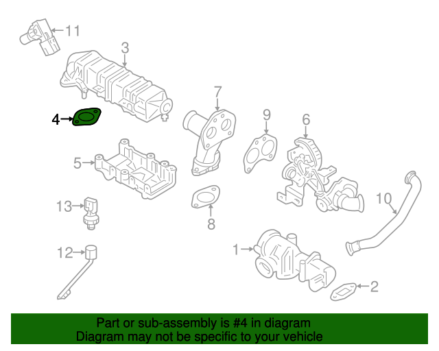 2007-2018 Mopar Gasket 68206031AA | TascaParts.com