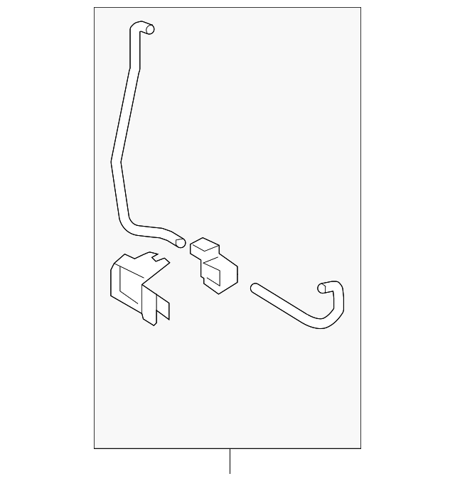 39400-2B070 - Vacuum Hose 2016-2020 Kia Optima | Kia.Parts Store