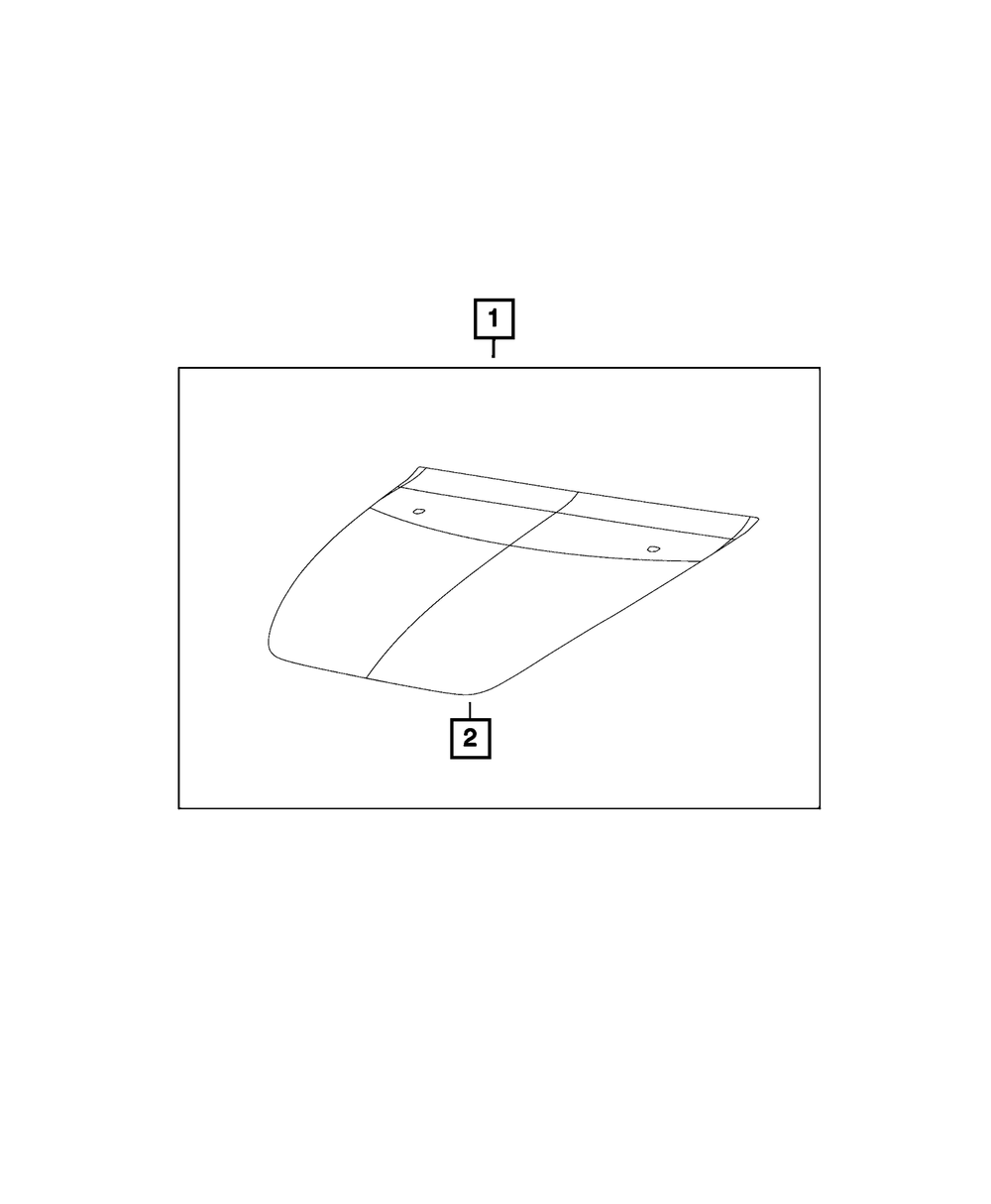 82213775 - Hood Decal Kit 2014-2018 Jeep Cherokee | Mopar Factory Parts