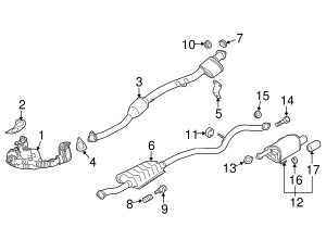 1995-2021 Subaru Intermediate Pipe Bolt 44059AA010 | Subaru Parts Store