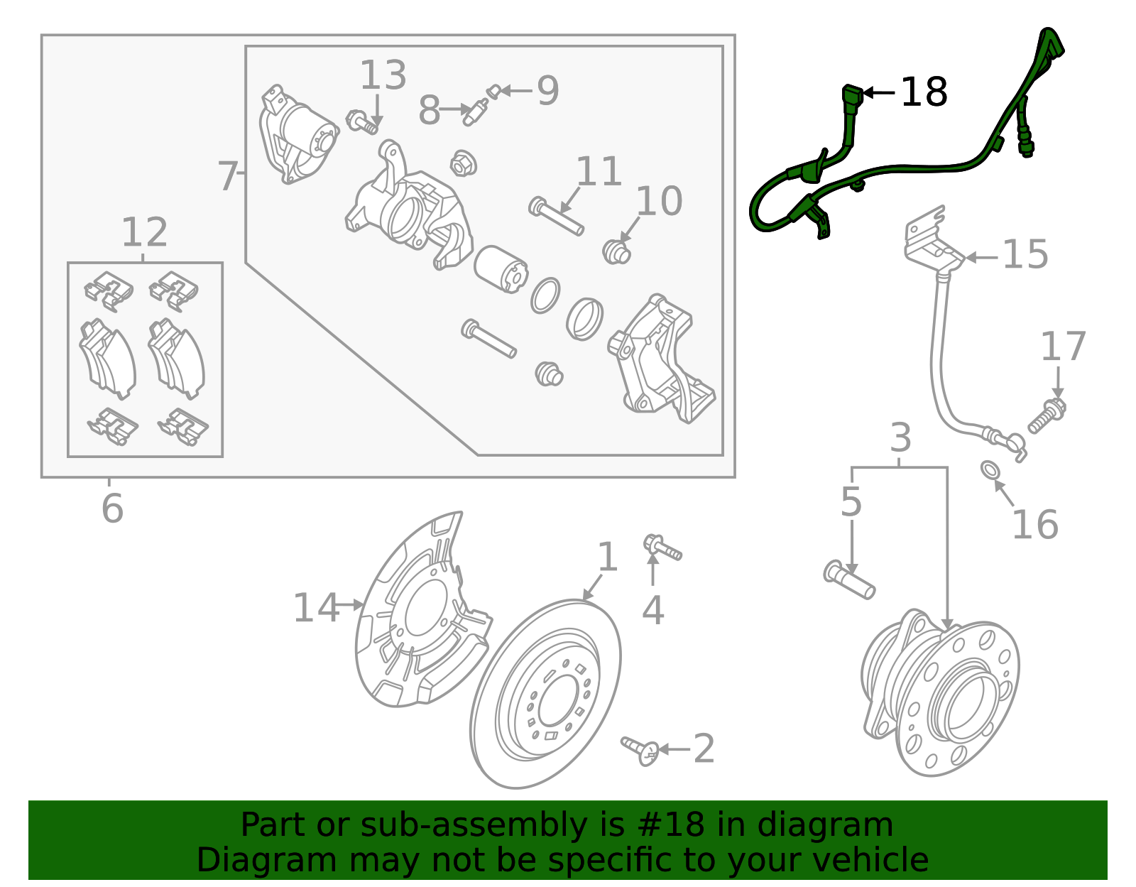 2021-2024 Kia Sorento ABS Sensor 58960-P2300 | OEM Parts Online