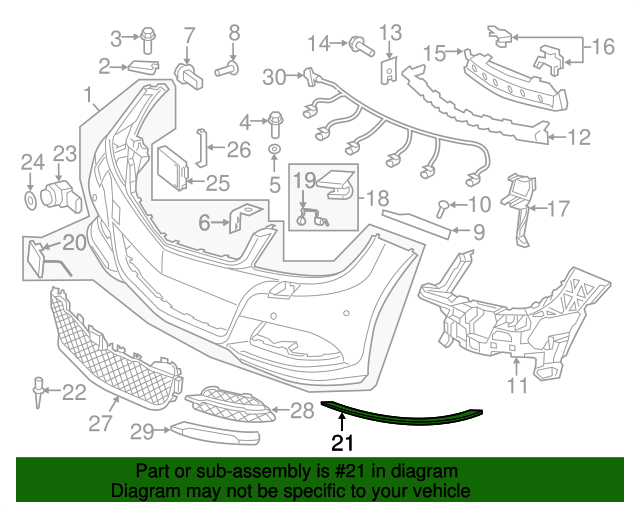 2012-2015 Mercedes-Benz Molding 204-885-38-21 | MB Online Parts