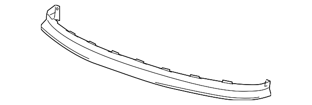 15888037 - Black Front Bumper Fascia Extension 2004-2012 GM | Gateway ...