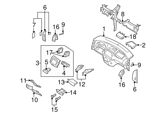 84740-2H100-9P - Front Panel - 2008-2009 Hyundai Elantra | OEM Hyundai ...