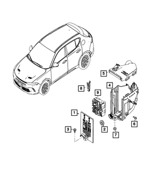 2015-2024 Mopar Fuse Access Cover 68286175AA | OEM Parts Online