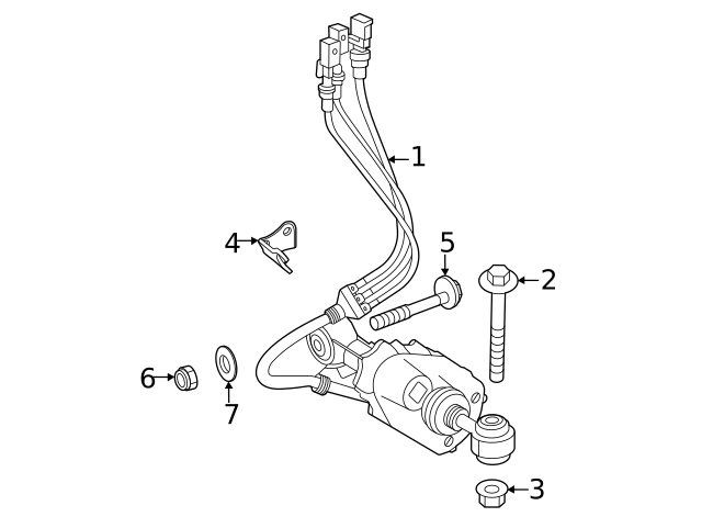 190-460-12-01-80 - Steering Gear 2017-2020 Mercedes-Benz | Mercedes-Benz USA Parts