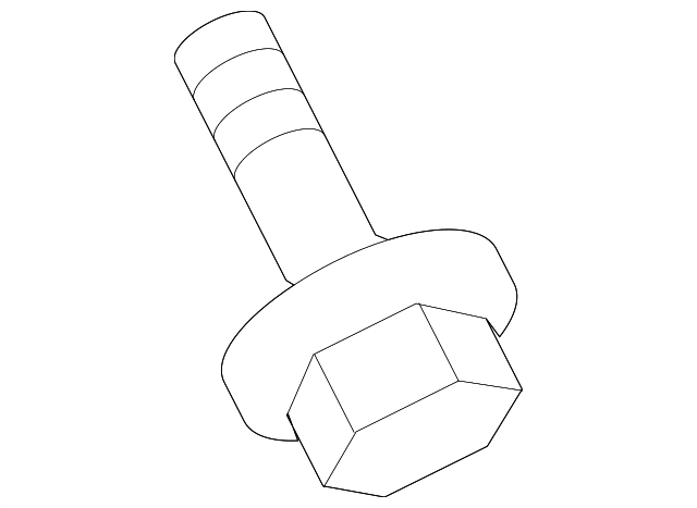 2000-2008 Mopar Converter & Pipe Bolt 6035470 | TascaParts.com