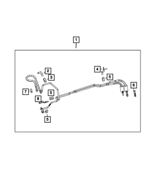 2021-2024 Ram 1500 Fuel Supply And Vapor Line Bundle 68445122AB | Mopar ...