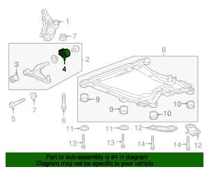 2011-2019 GM Suspension Control Arm Bushing 13334021 | OEM Parts Online