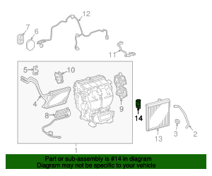 2016-2018 Lexus Expansion Valve 88515-06130 | OEM Parts Online