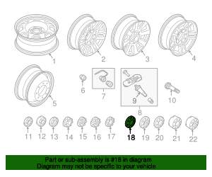 2017-2020 Ford Wheel Cap HC3Z-1130-AA | OEM Parts Online