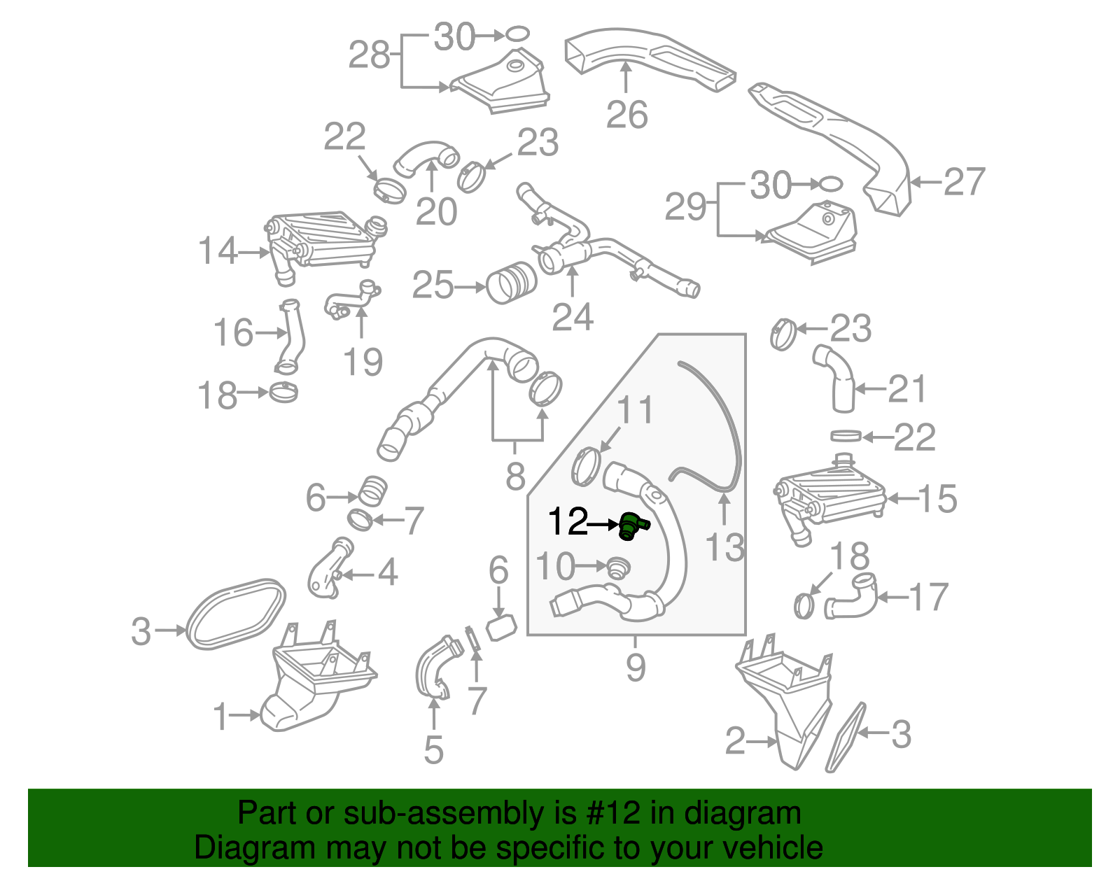 2008-2024 Porsche Shut-Off Valve 9A1-110-337-70 | Sunset Porsche Parts