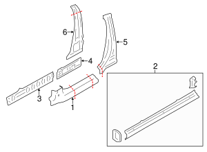 2013-2020 Subaru BRZ Rocker Panel 51449CA0109P | Subaru Parts Store