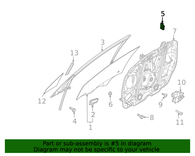 82560-P2000 - Lower Guide 2021-2024 Kia Sorento | Kia.Parts Store