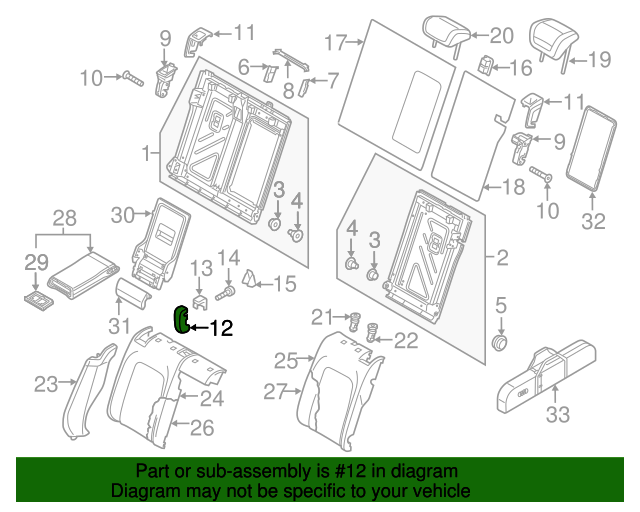 8V0-886-197-B-DT4 - Front Cap 2015-2016 Audi | Audi OEM Parts