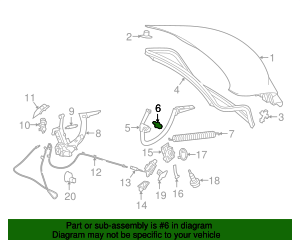 000-993-93-60 - Hinge Ball Stud 2015-2020 Mercedes-Benz | Mercedes-Benz ...