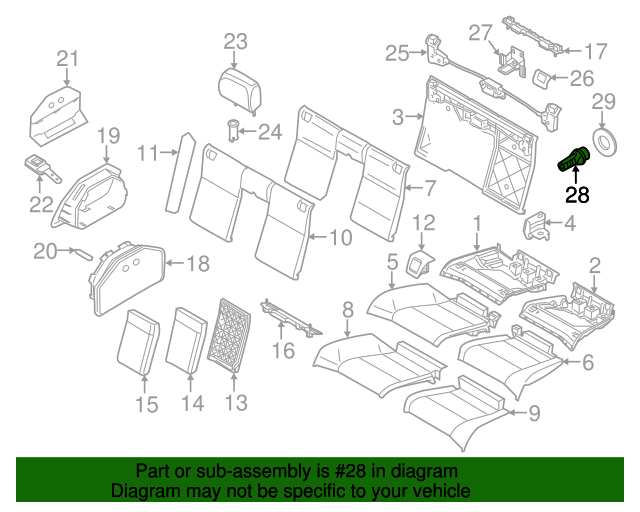 52-20-9-117-731 - Stopper 2007-2013 BMW | AutoNation Parts