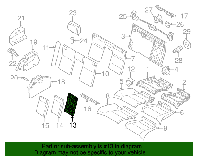 52209113323 - 2007-2013 BMW Armrest Bezel (52-20-9-113-323) | BMW of ...