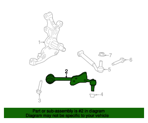 Genuine OEM Ford Part - Lower Control Arm FR3Z-3078-B | Genuine OEM ...