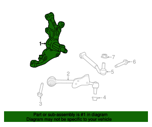 2015-2021 Ford Mustang Knuckle FR3Z-3106-A | North Florida Lincoln