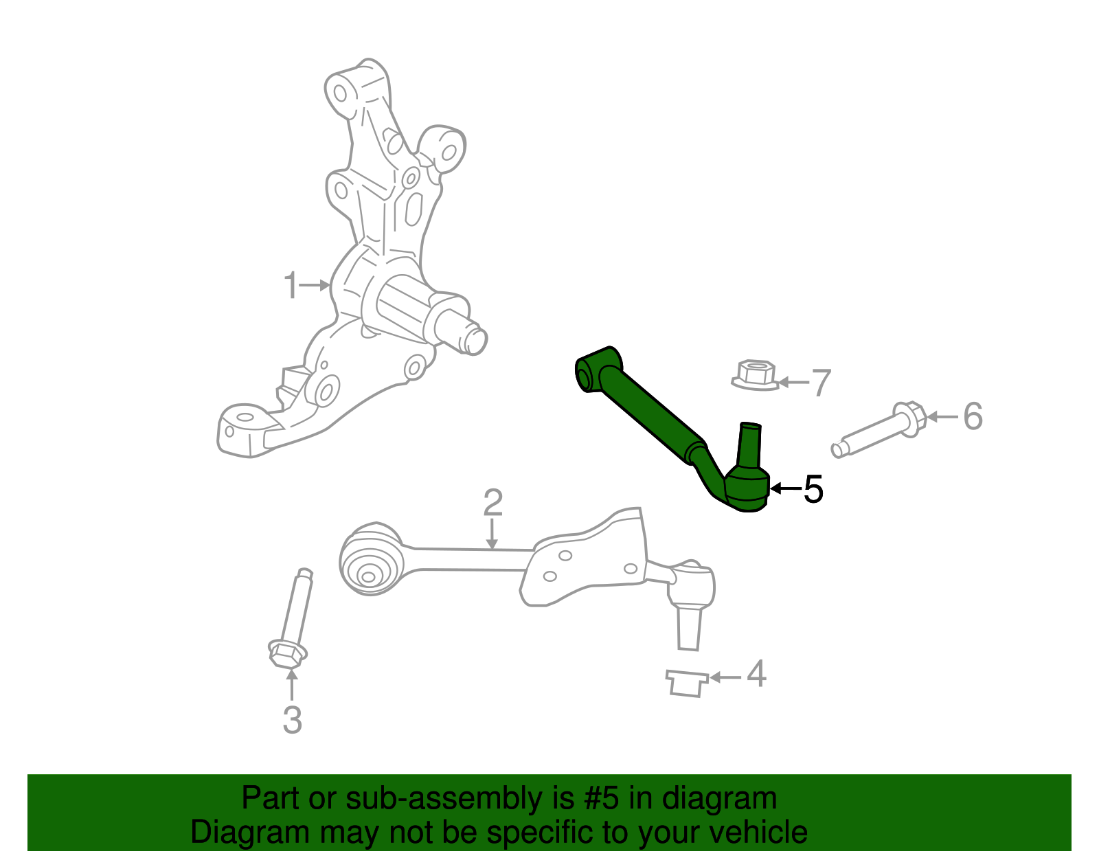 2015-2023 Ford Mustang Lower Control Arm FR3Z-3078-C | OEM Parts Online