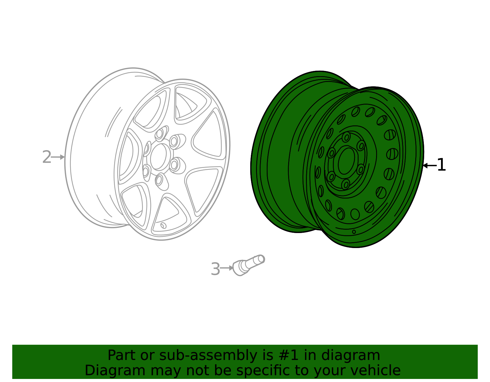 2019-2025 GM Spare Wheel 86508933 | TascaParts.com