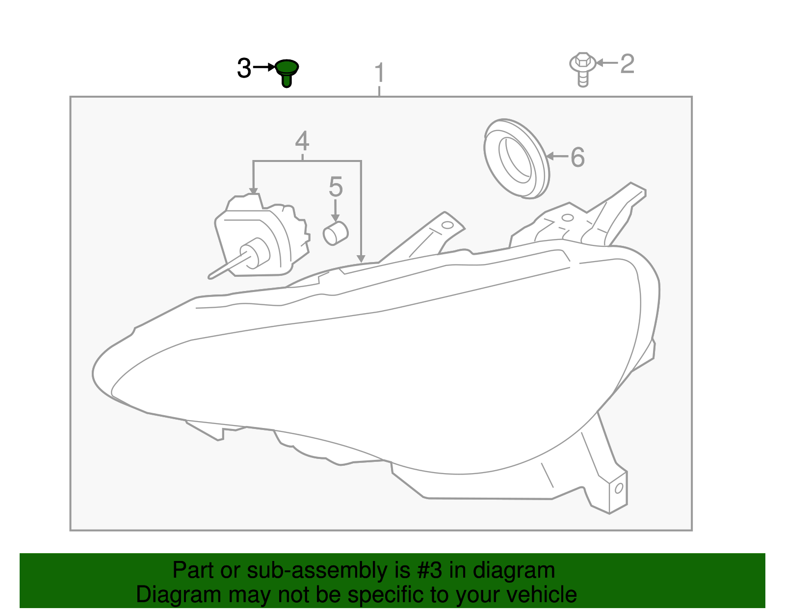 SU003-02963 - Headlamp Assembly Clip 2013-2024 Toyota | Longo Toyota Parts