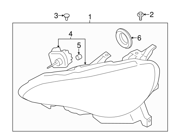 2013-2020 Toyota Headlamp Assembly Clip SU003-02963 | Toyota Parts Center