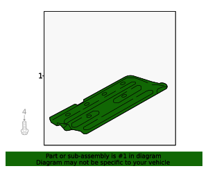 2021-2022 Hyundai Elantra Under Cover 84227-AA000 | OEM Parts Online