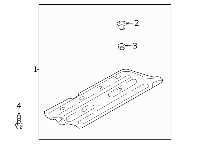 2021-2022 Hyundai Elantra Under Cover 84227-AA000 | OEM Parts Online