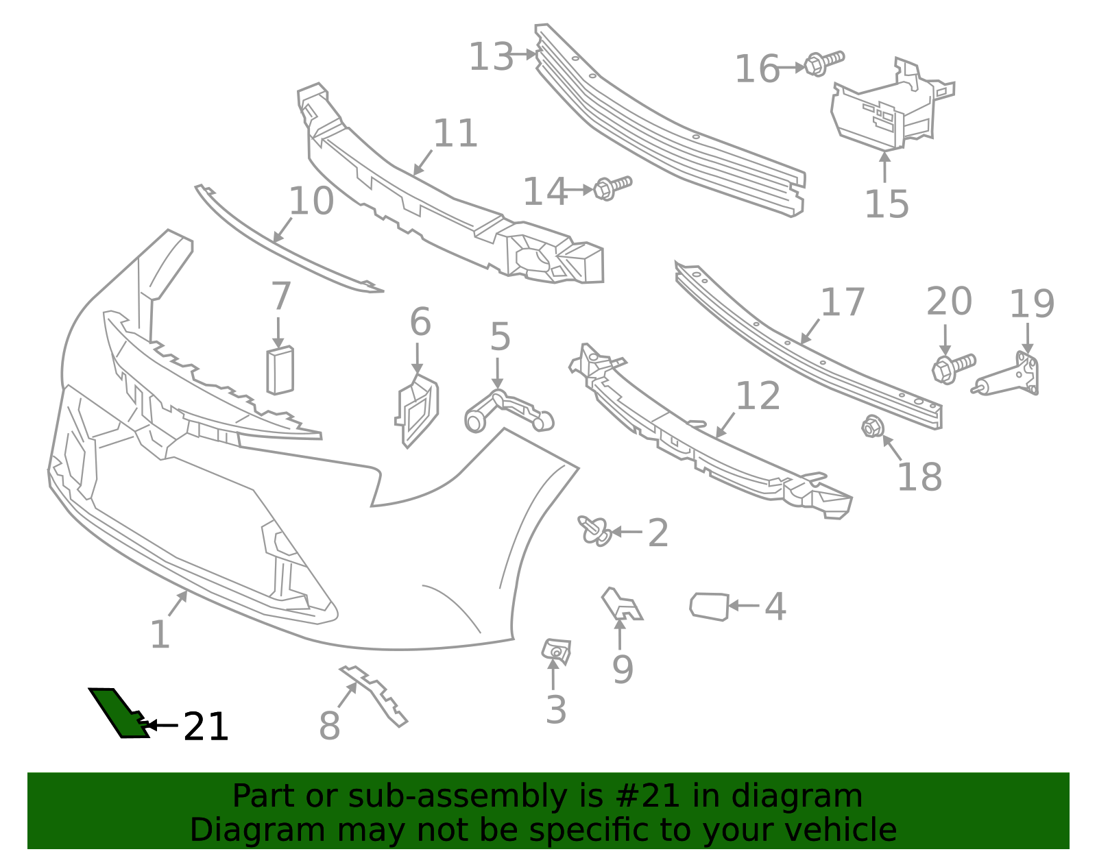 2020-2024 Toyota Corolla Left Front Bumper Tow Hook Cover 52128-12920 ...