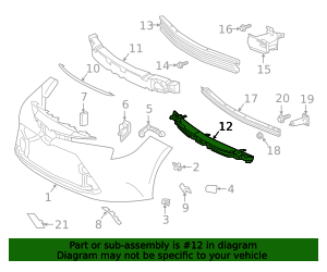 2020-2024 Toyota Corolla Lower Absorber 52618-02290 | Toyota Parts Center